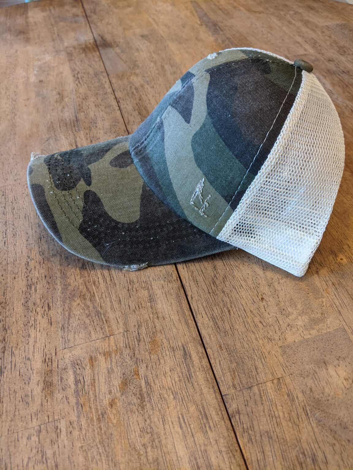 Unisex Distressed Baseball Hat - Painted Donkey